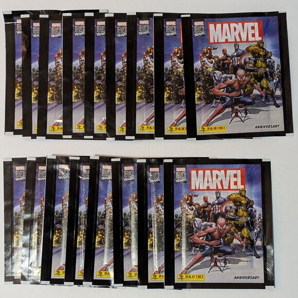 Panini | Other | Panini Marvel 8th Anniversary Stickers 80 Years Sealed ...